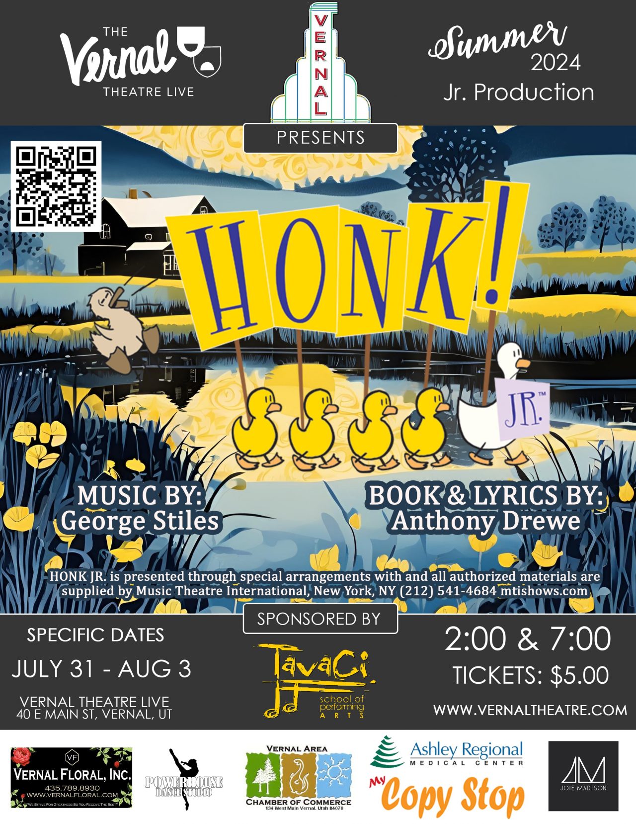 Honk! JR | Vernal Theatre Live